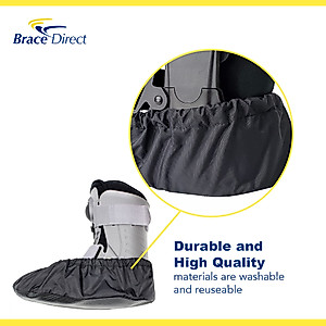 Rain Cover for Walking Boot & Recovery Shoes with High Elastic and Waterproof to Complete Protect; Stay Dry and Clean; Slip-Resistant by Brace Direct