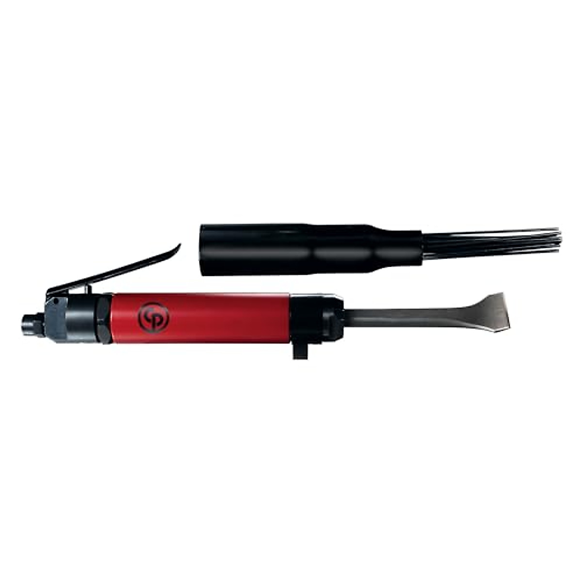 Chicago Pneumatic CP7120 Air Powered Adjustable Needle Scaler and Chisel, 4,600 BPM, Red