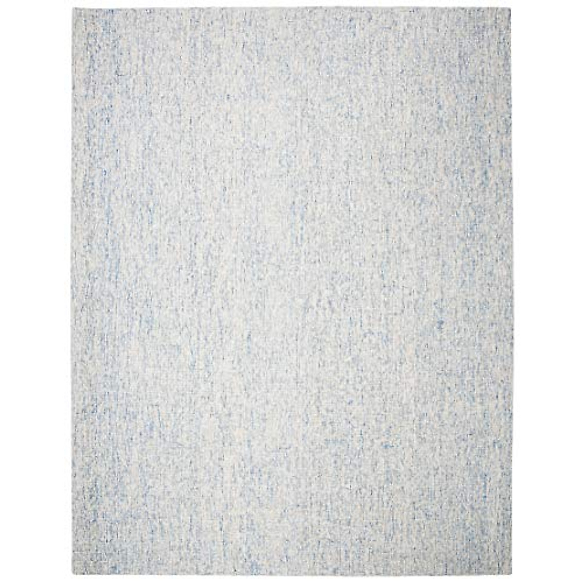 SAFAVIEH Abstract Collection 8' x 10' Ivory/Blue ABT471M Handmade Premium Wool Area Rug