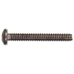 Hillman 3712 0-80 x 1/2 in. Stainless Steel Pan Head Phillips Machine Screw (50-Pack)
