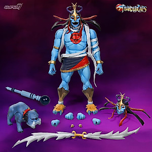 Super7 ULTIMATES! Thundercats Mumm-Ra The Ever-Living and Ma-Mutt - 8" Thundercats Action Figure with Accessories Classic Cartoon Collectibles and Retro Toys