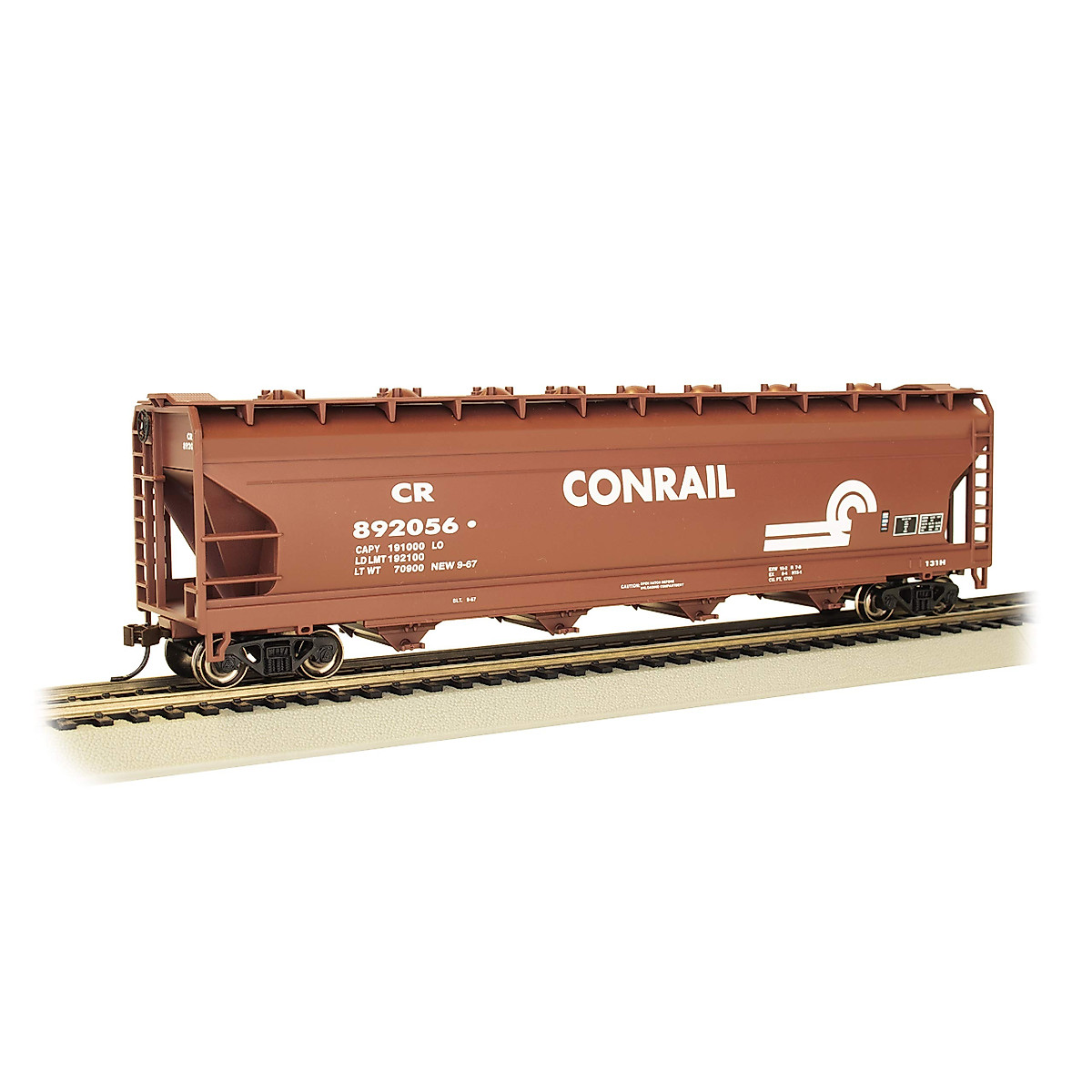 Bachmann Trains - 56' ACF Center Flow Hopper - Conrail - HO Scale