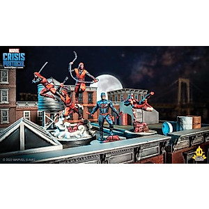 Atomic Mass Games Marvel: Crisis Protocol Shadowland Daredevil & Elektra Character Pack - Unleash Daredevil's Dark Side! Tabletop Superhero Game, Ages 14+, 2 Players, 90 Minute Playtime, Made