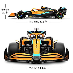 Voltz Toys Authentic 1:18 Scale Licensed McLaren F1 MCL36 Remote Control Car Model - Super Racing Collection for Kids and Adults - 2.4GHz RC Car for Gift