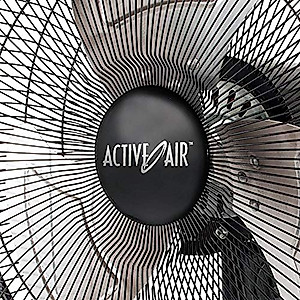 Active Air Heavy Duty Wall Mount Fan, 16", Black