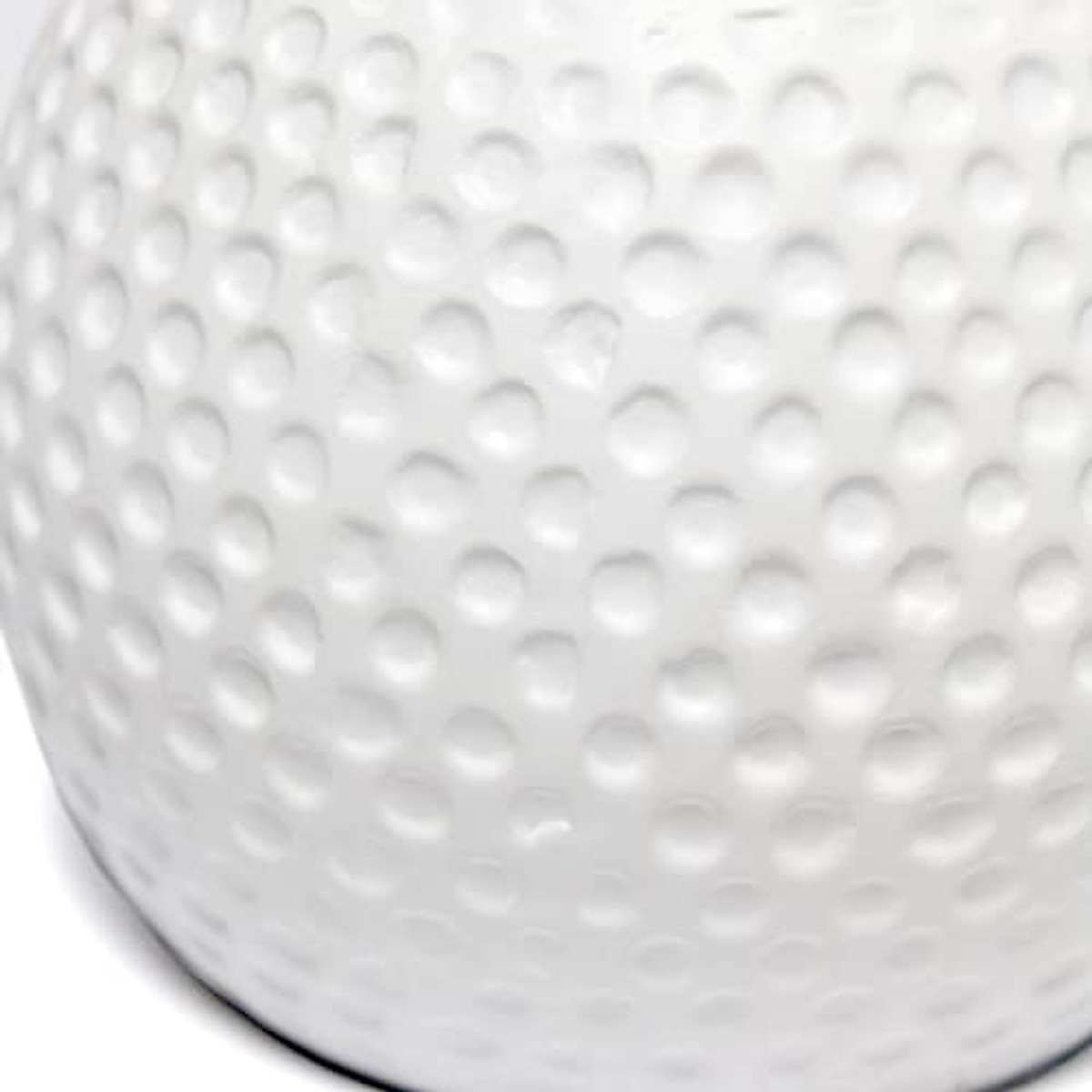 Simple Designs LT2084-WHT Mini Studded Texture Ceramic Bedside Table Lamp, White