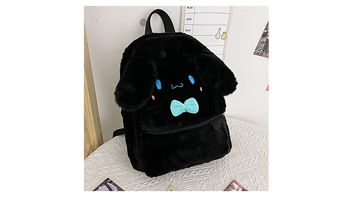 Cute Mini Backpack for Girls - Cinnamoroll Plush Kawaii Bookbag