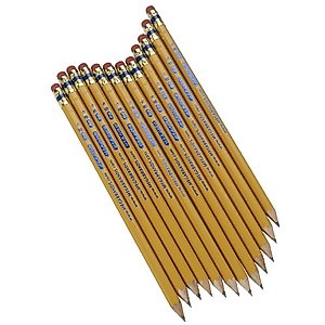 Write Dudes USA Gold Premium Cedar No. 2 Pre-Sharpened Pencils 12-Count (DDR56)