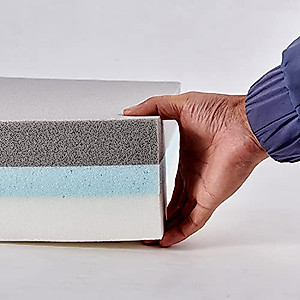 Bulete 4.5" Extra Thick Memory Foam Seat Cushion,Three-Layer Memory Foam,Pain Relief Coccyx Cushion for Wheelchair Office Chair