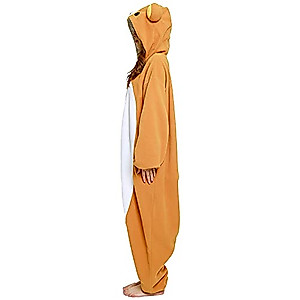 SAZAC San-X Licensed Rilakkuma Kigurumi - Onesie Jumpsuit Halloween Costume (Adults)