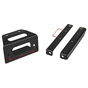 Extreme Max 5600.3169 ATV Winch Mount for Polaris RZR 570/800,Black