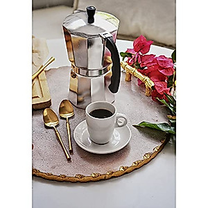 IMUSA USA B120-42V Aluminum Espresso Stovetop Coffeemaker 3-Cup, Silver