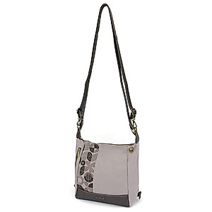 Retro Convertible Purse - Charms Daisy+HOPE - Gray