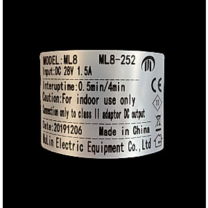 Mulin Electric Power Recliner Motor Replacement with Cord Model ML8-252 Linear Actuator for Sofa Lift Chair Couch Massage Seat Bed, Black