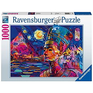 Ravensburger Nefertiti on The Nile Jigsaw Puzzle | 1000 Unique Pieces | Softclick Technology | Enjoyable Puzzling Experience for Puzzle Lovers