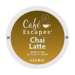 Keurig, Café Escapes Keurig K Cups, Chai Latte, K-Cup packs, 48-Count