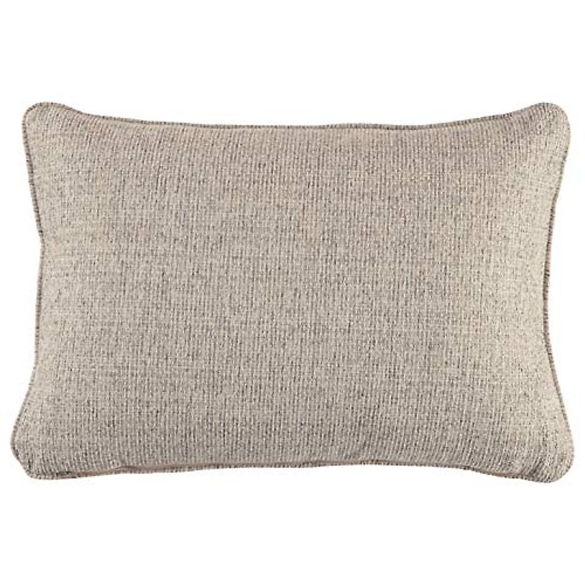 Signature Design by Ashley "Let's Stay Home" Scripted Throw Pillow, 22 x 16 Inches, Beige