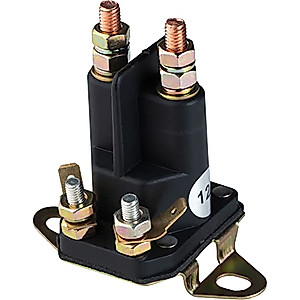 BlueStars 4-Pole 146154 145673 Starter Solenoid for Craftsman LT1000 Poulan Husqvarna Lawn Mower 2654 532146154 178861 168327 168327 1685290 1686981 73233 109081X