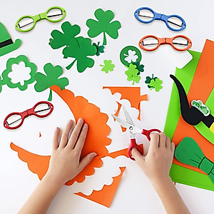 8Pcs Stainless Steel Scissors Folding Christmas Mini Scissor Anti Rust Portable Keychain Scissors Small Glasses Shaped Compact Shear Telescopic Cutter for Travel School Office