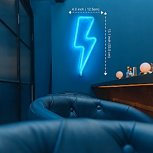 Neon Sign Rgb Lighting with Control Light Usb Charging Battery Kids Bed room Light Wall Decor Room Accessories for Teen Boys Girls, Great for Party, Birthday