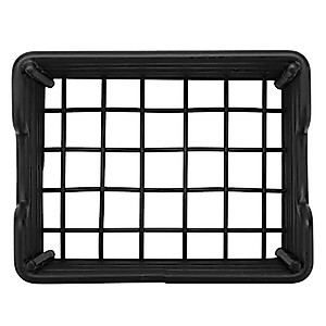 G.E.T. 4-31862 Melamine Sugar Caddy Holder for Sweetener Packets, 20 Packet, 3.5" x 2.5", Black Wire