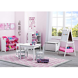 Delta Children MySize Kids Wood Table and Chair Set (2 Chairs Included) - Ideal for Arts & Crafts, Snack Time, Homeschooling, Homework & More - Greenguard Gold Certified, Mint