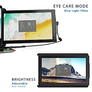 Mobile Pixels Trio Portable Monitor for Laptops, 12.5'' Full HD IPS Screens, USB C/USB A Dual or Triple Displays,Windows/OS/Android/Nintendo Switch (One Monitor Only)