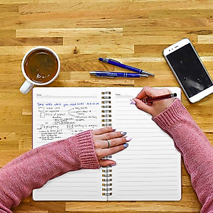 Rocutus Spiral Notebook,8 Pack Spiral Notebooks Small Notebooks Spiral Bound Notebooks Study Book College Notebooks, Subject Notebooks Planner Notebooks (8.2" x 5.5")