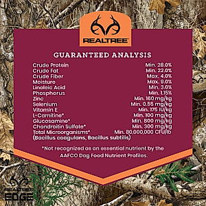 Victor Super Premium Dog Food – Realtree Edge Energy Dry Dog Food for Highly Active Dogs – Gluten Free Dog Food with Glucosamine and Chondroitin for Hip and Joint Health, 40 Lb