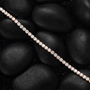 MTMY Gold Chain Bracelet for Women 14K Gold Plated Dainty Bracelets with Adjustable Chain Cute Bracelet Gold Jewelry (Square CZ)