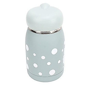 GLOGLOW Insulated Water Bottle, Stainless Steel 12 Ounce Insulation Cup for Kids, Rabbit Pattern, Double Wall for Travel (Blue)