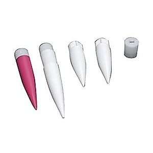 Estes Rockets 3162 NC-50 Nose Cone, for Model Rockets (5 Pack), Brown/A