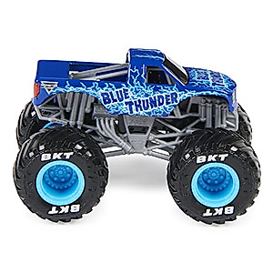 Monster Jam 2022 Spin Master 1:64 Diecast Truck with Bonus Accessory: Legacy Trucks Blue Thunder