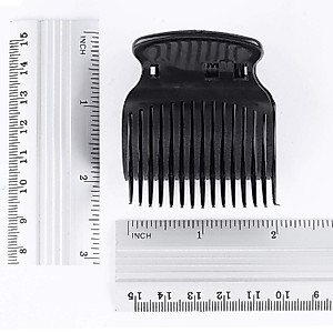 Tbestmax 24 Hot Roller Clips for Hair Curler Claw Clip Replacement Hair Section Styling for Women Girls Black