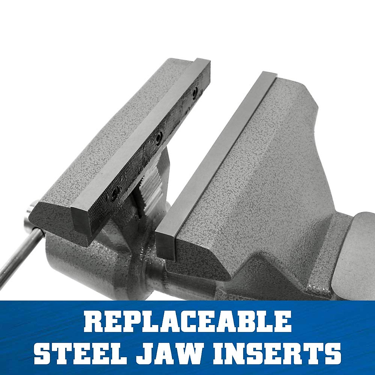 Wilton Mechanics Pro Bench Vise, 10" Jaw Width, 12" Jaw Opening, 5-1/4" Throat (Model 8100M)