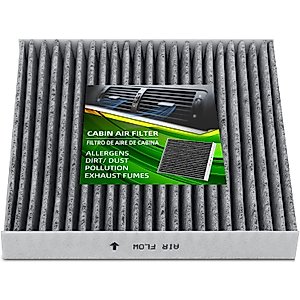 KARCOCA CF10374 Premium Cabin Air Filter With Activated Carbon Compatible with TOYOTA TACOMA 2005-2023,DODGE DART 2013-2016,PONTIAC VIBE 2003-2008