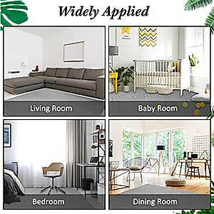 96.5 Sq. Ft Wood Grain Mats Foam Tiles 23.6 x 23.6 Inch 25 Pcs Interlocking Foam Floor Mats EVA Foam Floor Tiles for Kids Adults Playroom Bedroom Farmhouse Flooring (Grey)