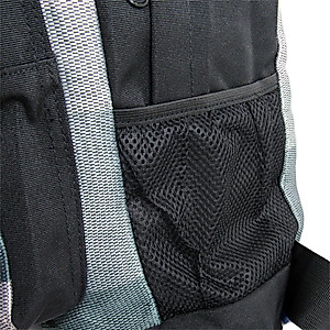 W-POWER JDM Bride Racing Laptop Travel Backpack Brown Bottom with Adjustable Harness Straps (XL-Black)