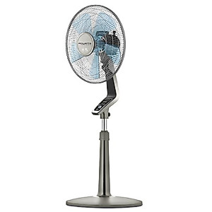 Rowenta VU5550 Turbo Silence Oscillating Fan, Standing Fan, 4 Speed Fan with Remote Control