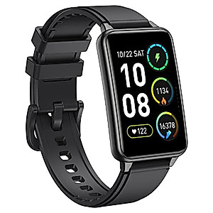 SKG Activity Fitness Tracker for Men Women with 24/7 Heat Rate, Blood Oxygen, Sleep Monitoring, Pedometer Fitness Watch with Step/Calories/Distance, Message Notification, Music Control & Shutter, V3