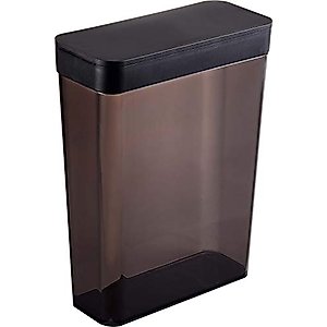 Yamazaki Home Tower Airtight Dry Food Storage Container With Sliding Lid | Kitchen & Pantry Organization | Cereal, Grains, Pasta, And Flour - Abs Plastic - 9.5 Cups, 2.3 Liters