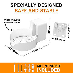 Bangcheer-Wall Mount for TP-Link, Deco X20 X60 X50 X55 WiFi 6 Wall Mount Bracket with Cable Organizer Home Mesh WiFi System, Sturdy Bracket Holder Space Saving TP-Link Router Wall Holder(1Pack)