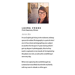 Kate and Laurel Sylvie Power of Imagination Framed Canvas Wall Art by Laura Evans, 23x33 Gray, Beautiful Mountain Wall Decor