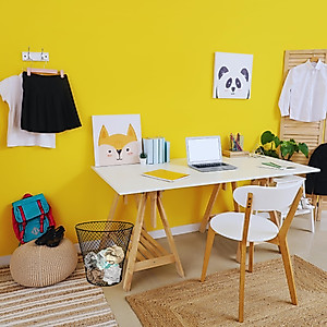 BOSS CLASS Wire Mesh Round Waste Basket, 9in (Black, Pack of 5) Lightweight Trash Can Open Top Wastebasket Recycling Bins Desk Office School Garbage Cans Home Essential & Custom Storage Carrier