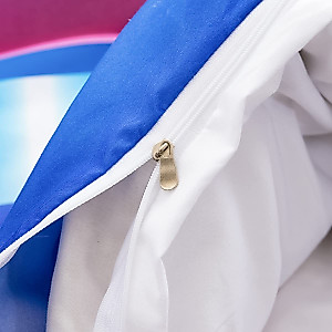 Boys Gamer Bedding Set Twin Size,Kids Girls Gaming Comforter Cover Gamer Decor Duvet Cover for Teens Youth Modern Gradient Gamepad Bedspread Cover with 1 Pillowcase,Soft Neon Games Bedding Collection