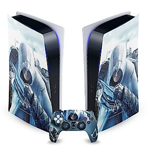 Head Case Designs Officially Licensed Assassin's Creed Altaïr Hidden Blade Key Art Vinyl Faceplate Gaming Skin Decal Compatible With Sony PlayStation 5 PS5 Digital Console and DualSense Controller