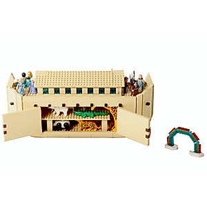 Nativity Bricks Noah's Ark Building Block Set - 976 Piece Building Block Kit for Kids and Adults - Small Toy Brick Set Christmas Stocking Stuffer (Boys and Girls Ages 12+)