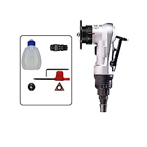 AUGUSTTOOLS Mini Pneumatic Chamfering Machine, Portable Handheld 45 Degree Arc Air Chamfer Tool for Metal Trimming and Deburring