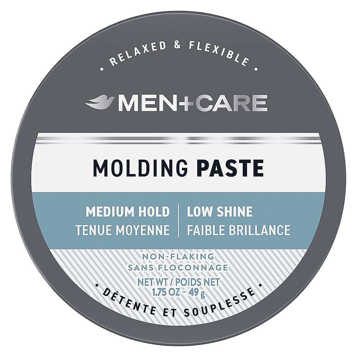 DOVE MEN + CARE Styling Aid Hair Product Medium Hold Sculpting Hair Paste Hair Styling for a Textured Look With A Matte Finish 1.75 oz