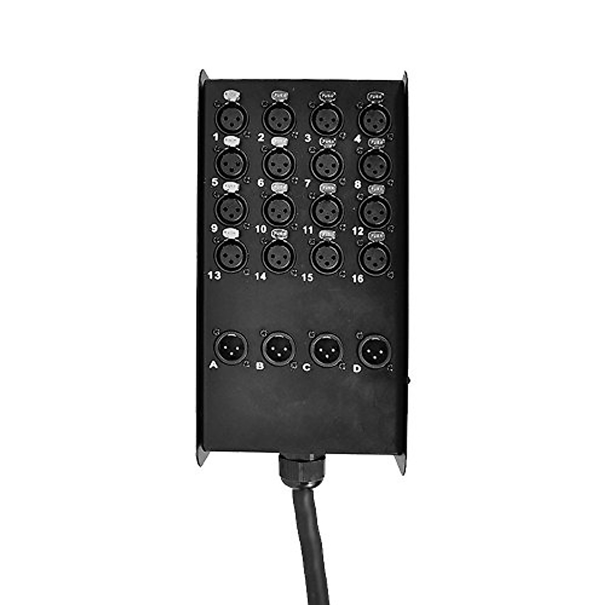 Seismic Audio SACB-16x4x25 16-Channel XLR Low Profile Circuit Board Snake Cable, 25-Feet